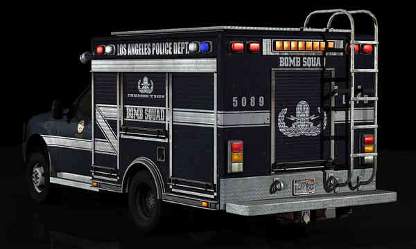 Lapd Bomb Squad Truck