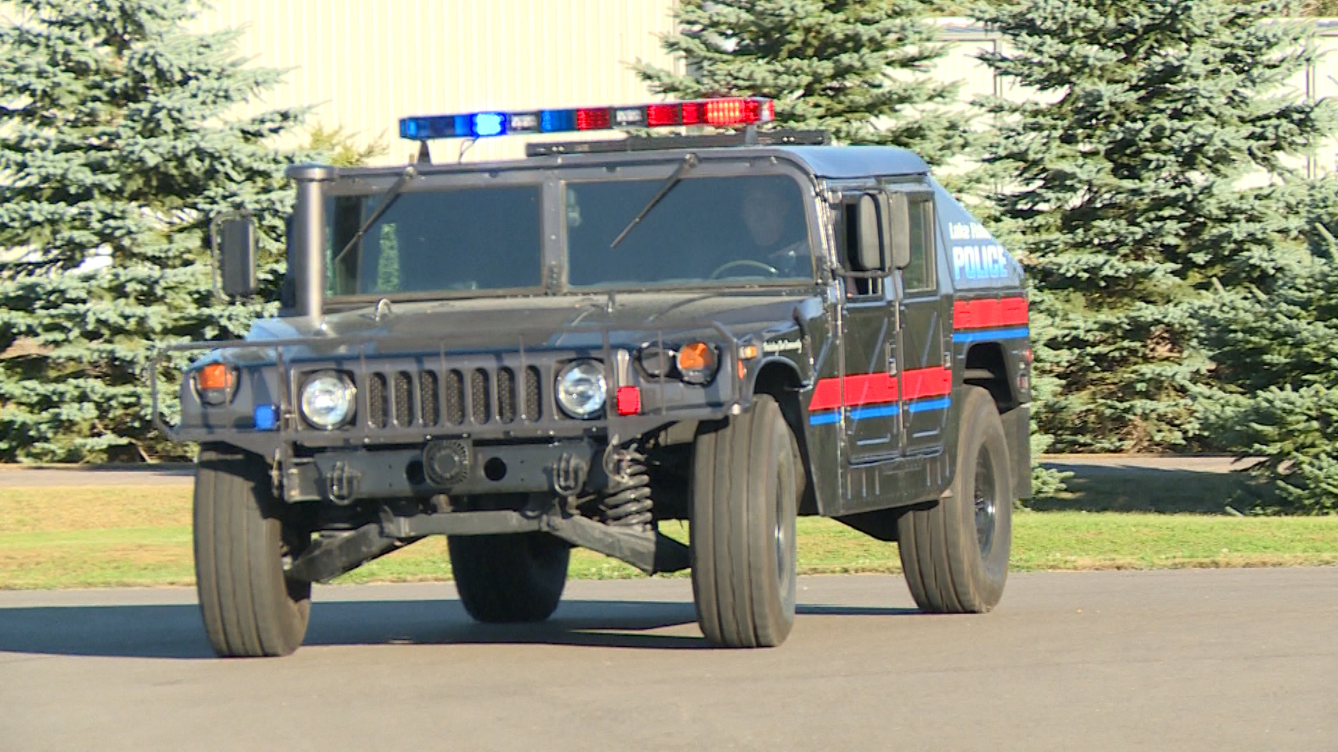 Police Humvee