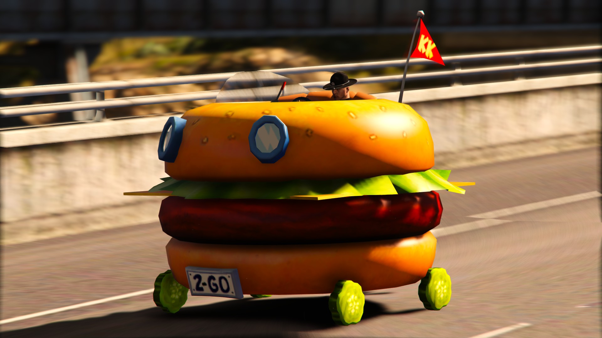 Guy Gets Pulled Over By Cops In Homemade SpongeBob SquarePants Car ...