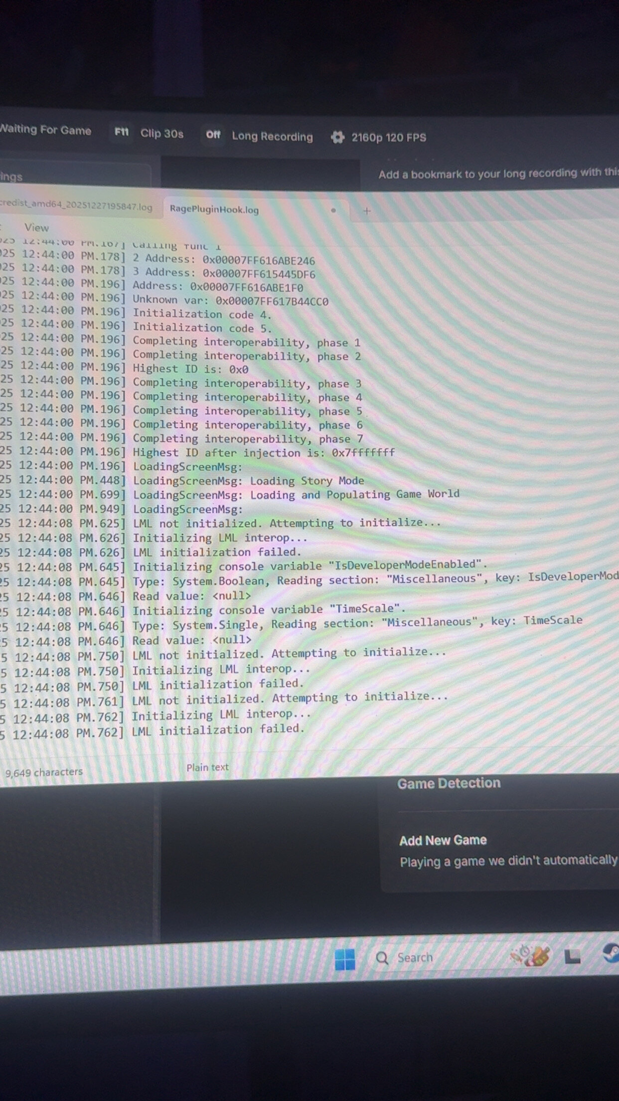 What’s LML initialization?? - LSPDFR for GTA5 Enhanced Edition Support ...